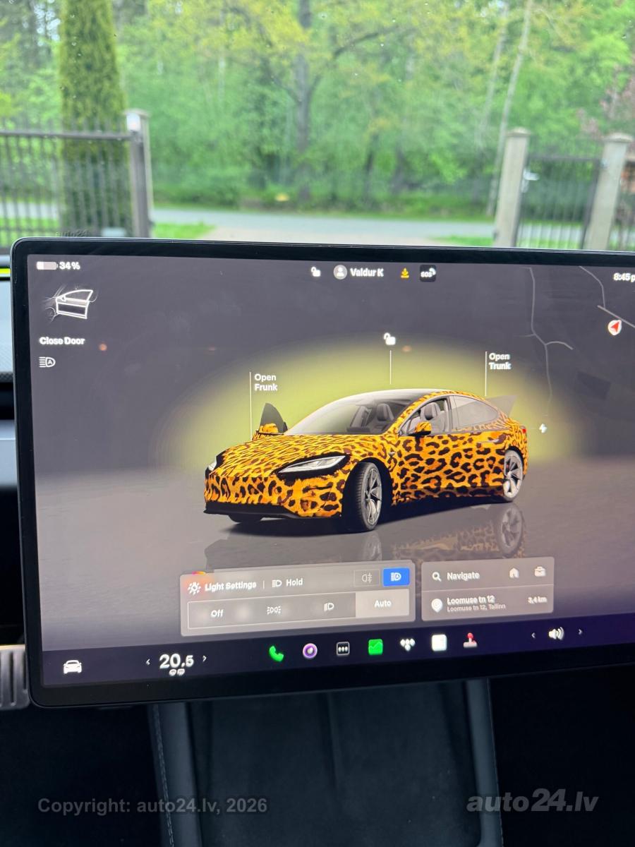Blue Tesla Model 3 2024 in Tallinn, with an engine capacity of 0.00 L and mileage of 20 thousand km for 51900 €, photo 14 on AUTOMOTO.COM.LV