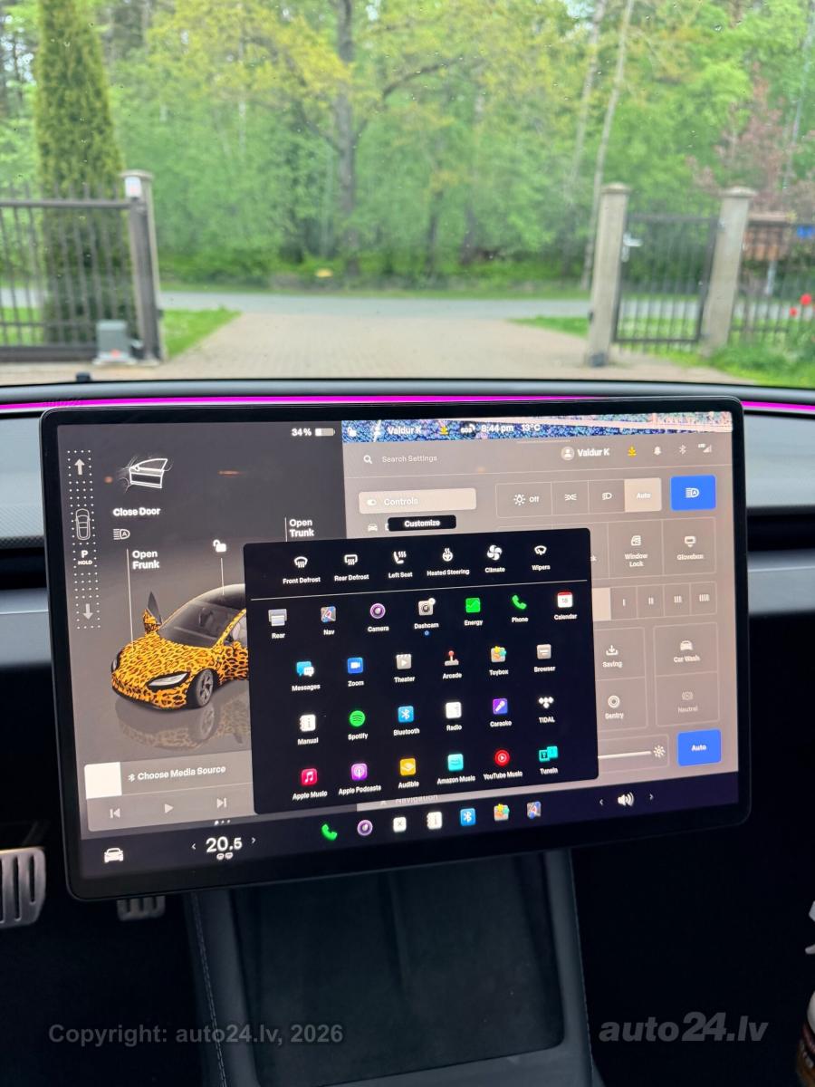 Blue Tesla Model 3 2024 in Tallinn, with an engine capacity of 0.00 L and mileage of 20 thousand km for 51900 €, photo 17 on AUTOMOTO.COM.LV