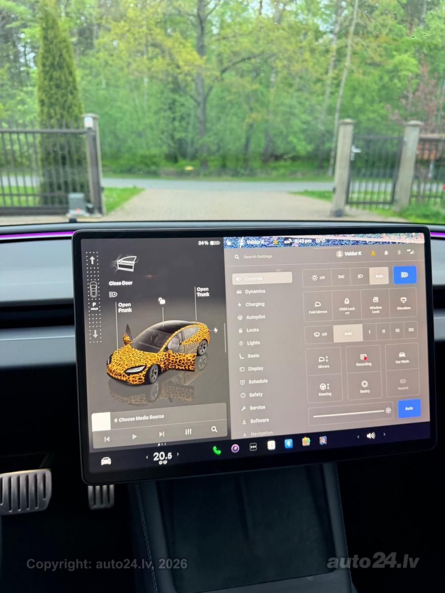 Blue Tesla Model 3 2024 in Tallinn, with an engine capacity of 0.00 L and mileage of 20 thousand km for 51900 €, photo 18 on AUTOMOTO.COM.LV