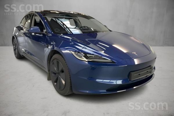 Zils Tesla Model 3 2024 Rīga, ar dzinēja tilpumu 0.00 L un nobraukumu 44 tūkst. km par 44900 €, foto 2 vietnē AUTOMOTO.COM.LV
