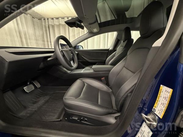 Tesla Model 3 2024 Rīga vietnē Zils Tesla Model 3 2024 Rīga, ar dzinēja tilpumu 0.00 L un nobraukumu 48 tūkst. km par 34990 €, foto 11 vietnē AUTOMOTO.COM.LV