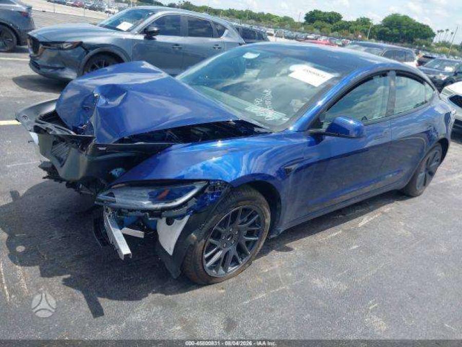 Blue Tesla Model 3 2025 in Klaipeda, with an engine capacity of 0.00 L and mileage of 21 thousand km for 12200 €, photo 14 on AUTOMOTO.COM.LV