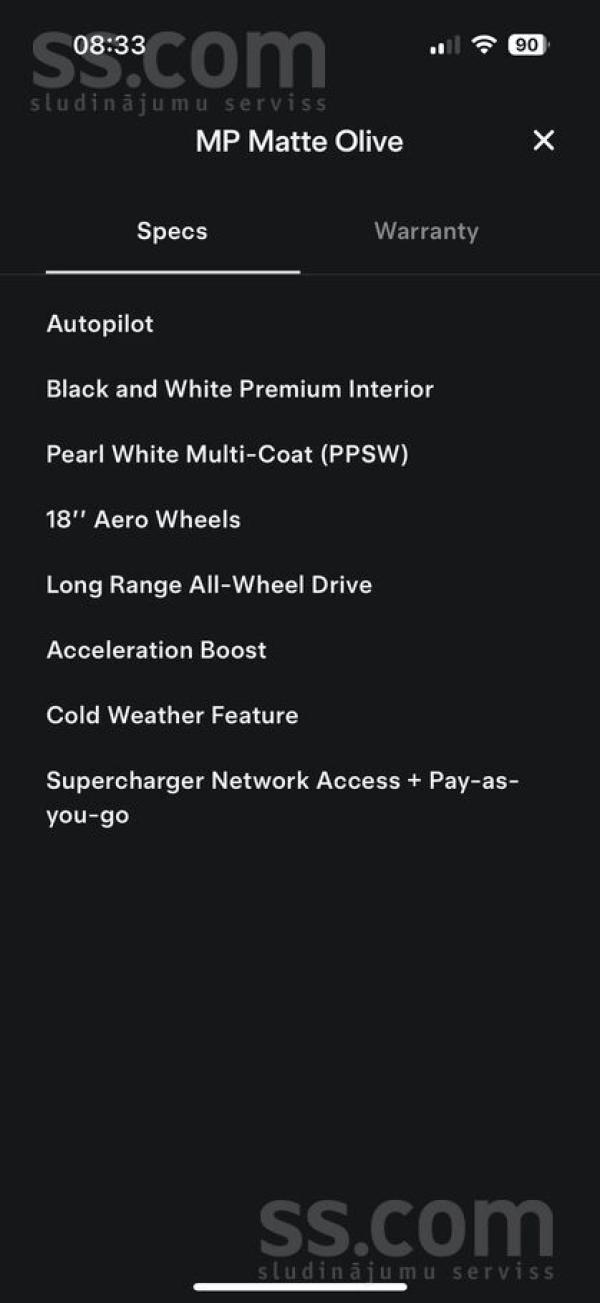 Зеленый Тесла Модель 3 2021 в Рига, объемом двигателя 0.00 л и пробегом 0 тыс. км за 25900 €, фото 6 на AUTOMOTO.COM.LV