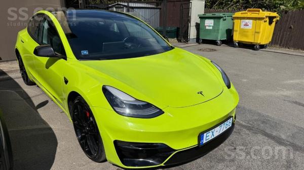 Zaļš Tesla Model 3 2019 Rīga, ar dzinēja tilpumu 0.00 L un nobraukumu 92 tūkst. km par 23900 €, foto 3 vietnē AUTOMOTO.COM.LV