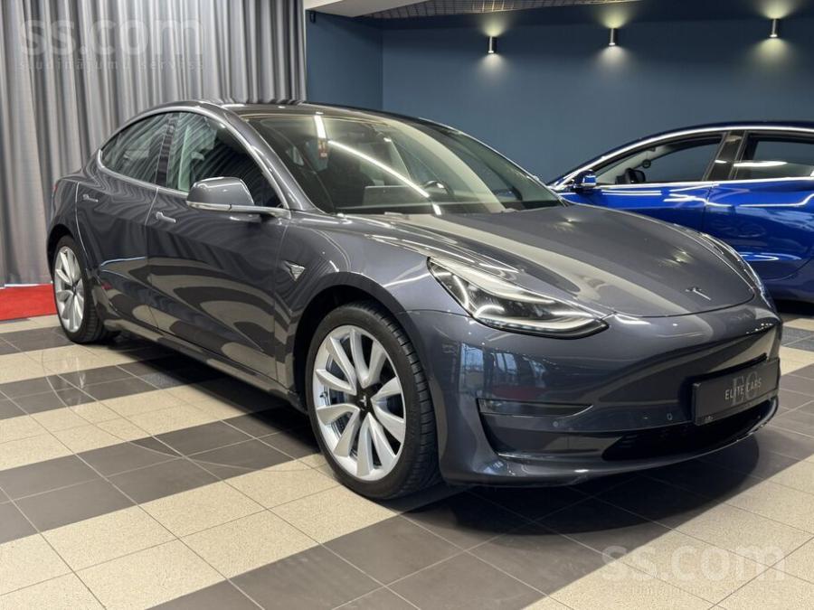 Pelēks Tesla Model 3 2019 Rīga, ar dzinēja tilpumu 0.00 L un nobraukumu 147 tūkst. km par 18990 €, foto 4 vietnē AUTOMOTO.COM.LV