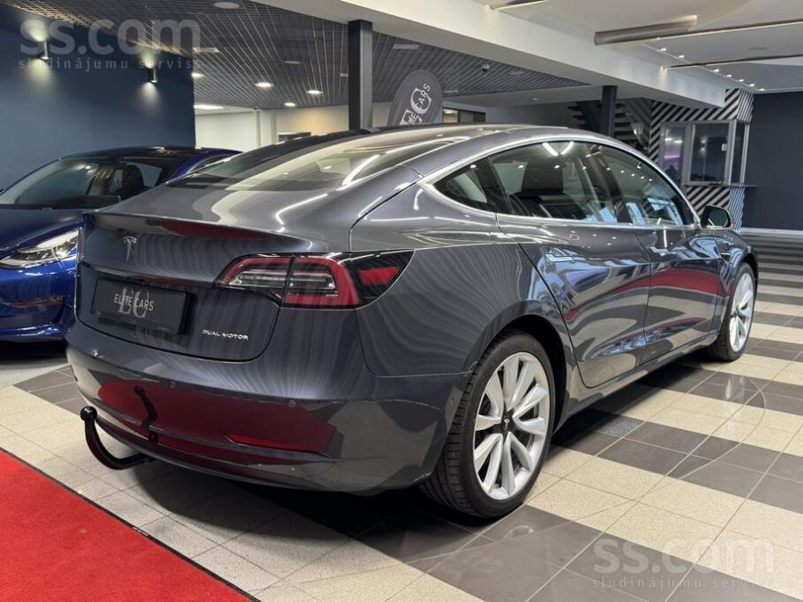 Pelēks Tesla Model 3 2019 Rīga, ar dzinēja tilpumu 0.00 L un nobraukumu 147 tūkst. km par 18990 €, foto 6 vietnē AUTOMOTO.COM.LV