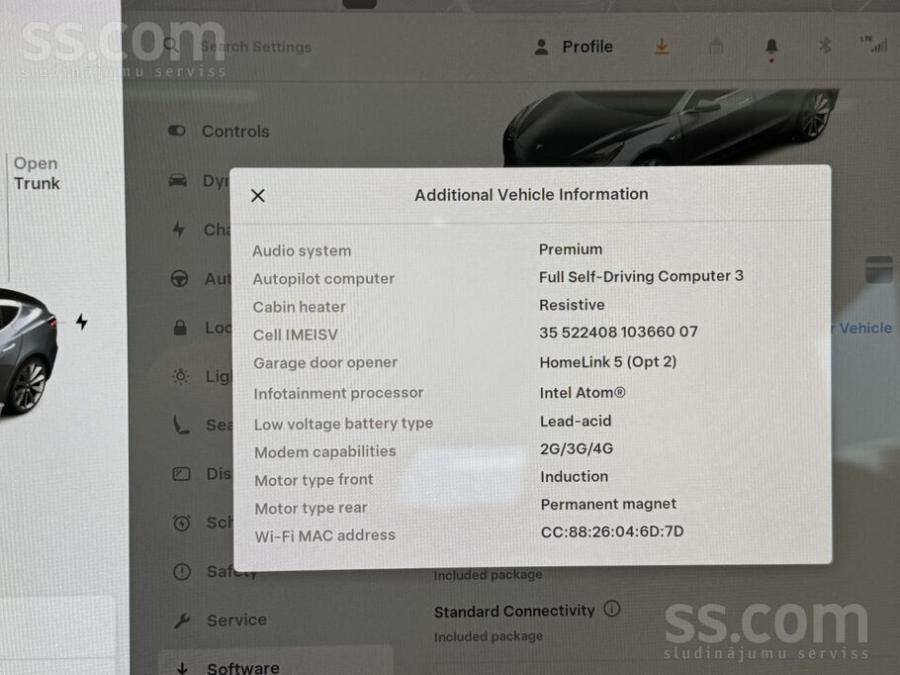 Pelēks Tesla Model 3 2019 Rīga, ar dzinēja tilpumu 0.00 L un nobraukumu 147 tūkst. km par 18990 €, foto 21 vietnē AUTOMOTO.COM.LV