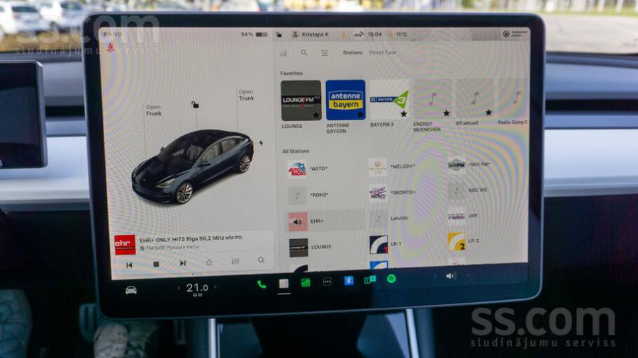 Grey Tesla Model 3 2020 in Riga, with an engine capacity of 0.00 L and mileage of 127 thousand km for 21990 €, photo 14 on AUTOMOTO.COM.LV