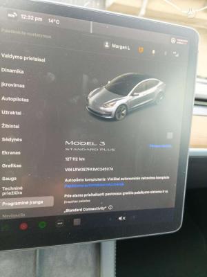 Pelēks Tesla Model 3 2021 Kauņa, ar dzinēja tilpumu 0.00 L un nobraukumu 120 tūkst. km par 11300 €, foto 13 vietnē AUTOMOTO.COM.LV