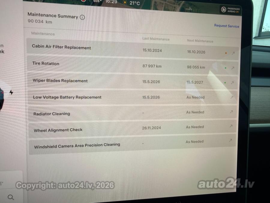 Pelēks Tesla Model 3 2019 Tallina, ar dzinēja tilpumu 0.00 L un nobraukumu 90 tūkst. km par 22490 €, foto 17 vietnē AUTOMOTO.COM.LV