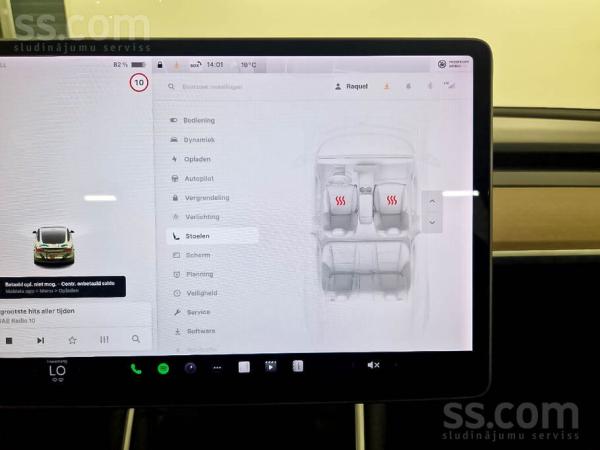 Pelēks Tesla Model 3 2019 Rīga, ar dzinēja tilpumu 0.00 L un nobraukumu 90 tūkst. km par 22555 €, foto 10 vietnē AUTOMOTO.COM.LV
