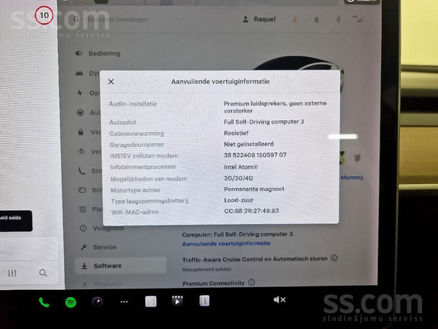 Серый Тесла Модель 3 2019 в Рига, объемом двигателя 0.00 л и пробегом 90 тыс. км за 22555 €, фото 13 на AUTOMOTO.COM.LV
