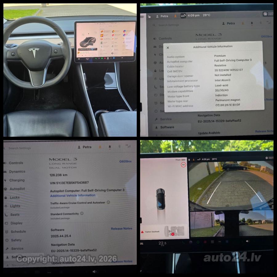 Pelēks Tesla Model 3 2019 Viljandi, ar dzinēja tilpumu 0.00 L un nobraukumu 124 tūkst. km par 22500 €, foto 21 vietnē AUTOMOTO.COM.LV