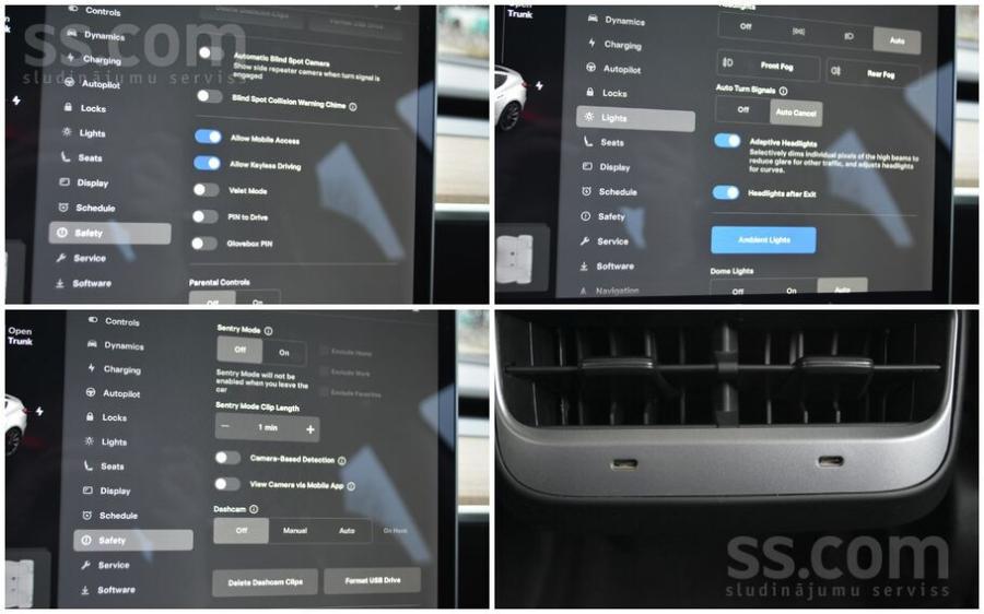 Pelēks Tesla Model 3 2020 Tallina, ar dzinēja tilpumu 0.00 L un nobraukumu 69 tūkst. km par 29880 €, foto 14 vietnē AUTOMOTO.COM.LV