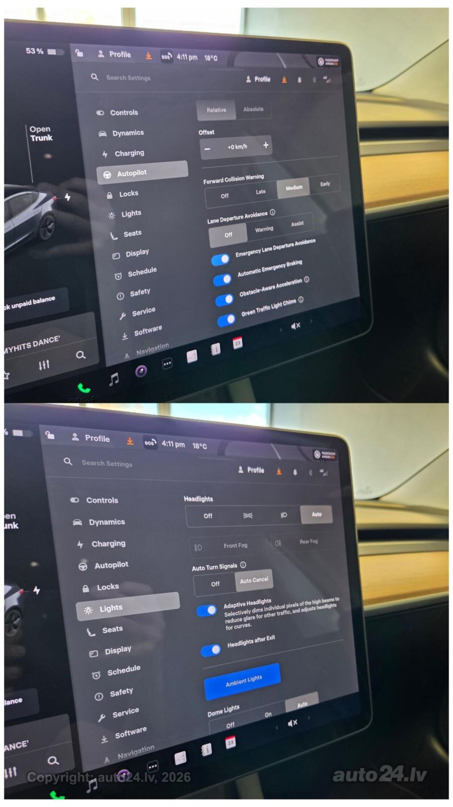 Pelēks Tesla Model 3 2020 Tartu, ar dzinēja tilpumu 0.00 L un nobraukumu 131 tūkst. km par 24990 €, foto 11 vietnē AUTOMOTO.COM.LV