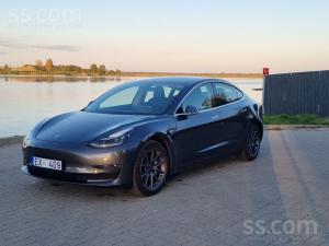 Pelēks Tesla Model 3 2020 Liepāja, ar dzinēja tilpumu 0.00 L un nobraukumu 58 tūkst. km par 26000 €, foto  vietnē AUTOMOTO.COM.LV
