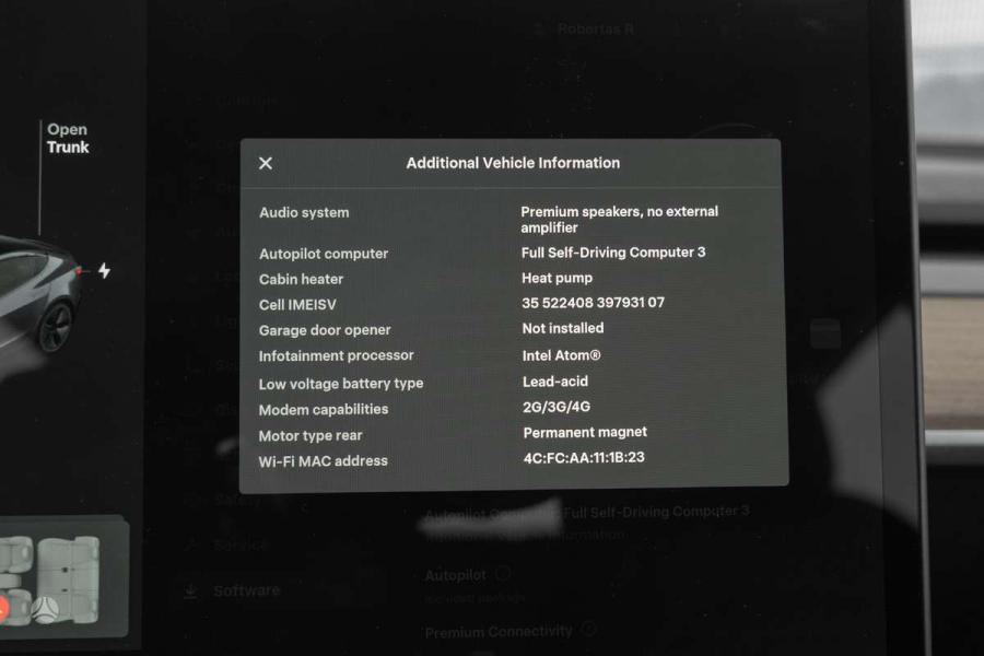 Pelēks Tesla Model 3 2021 Viļņa, ar dzinēja tilpumu 0.00 L un nobraukumu 126 tūkst. km par 23990 €, foto 21 vietnē AUTOMOTO.COM.LV