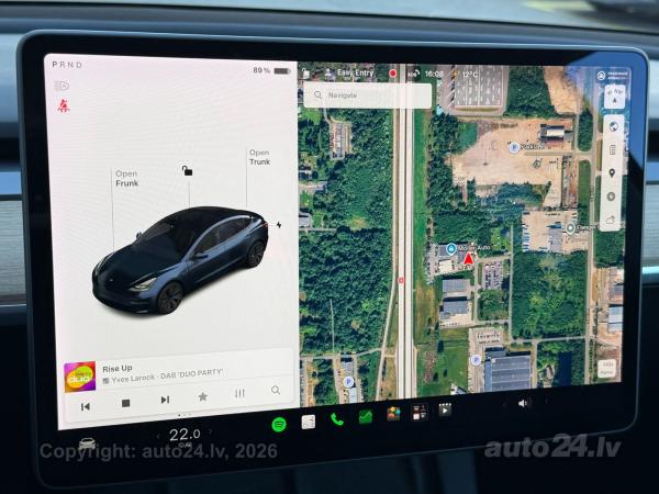 Grey Tesla Model 3 2021 in Parnu, with an engine capacity of 0.00 L and mileage of 88 thousand km for 26900 €, photo 9 on AUTOMOTO.COM.LV