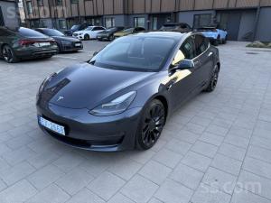 Pelēks Tesla Model 3 2021 Rīga, ar dzinēja tilpumu 0.00 L un nobraukumu 57 tūkst. km par 32000 €, foto 3 vietnē AUTOMOTO.COM.LV