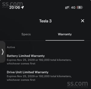 Pelēks Tesla Model 3 2021 Rīga, ar dzinēja tilpumu 0.00 L un nobraukumu 120 tūkst. km par 23900 €, foto 11 vietnē AUTOMOTO.COM.LV