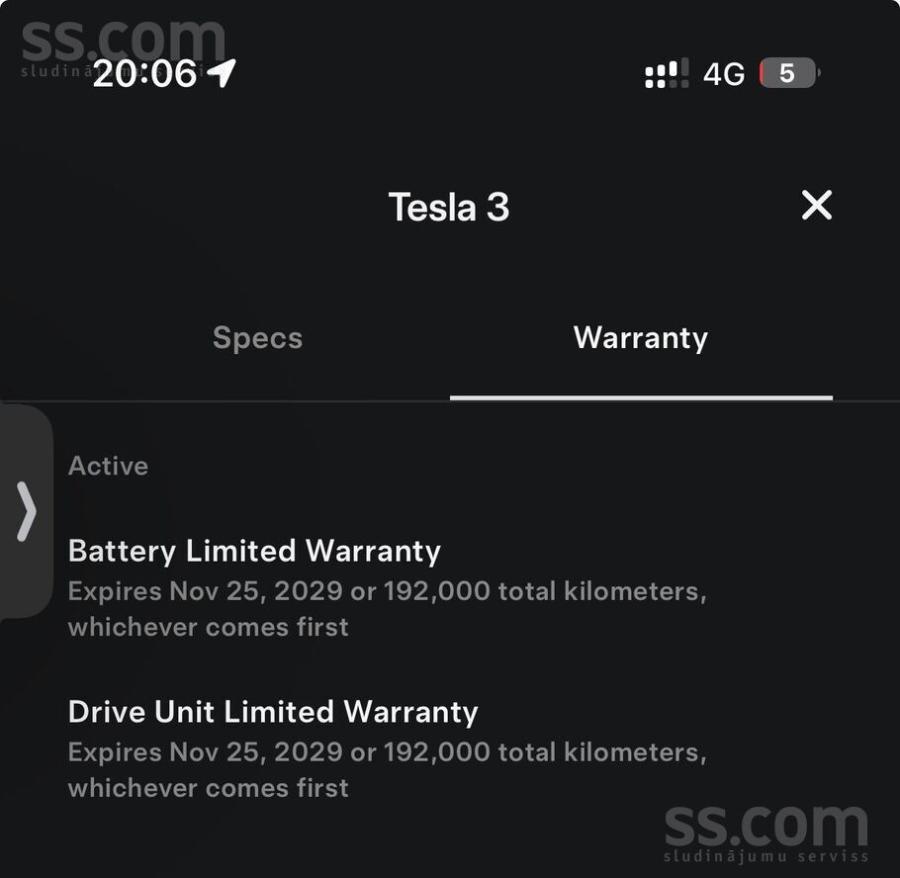 Pelēks Tesla Model 3 2021 Rīga, ar dzinēja tilpumu 0.00 L un nobraukumu 120 tūkst. km par 23900 €, foto 11 vietnē AUTOMOTO.COM.LV