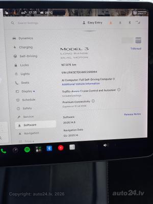 Pelēks Tesla Model 3 2021 Tallina, ar dzinēja tilpumu 0.00 L un nobraukumu 169 tūkst. km par 23900 €, foto 20 vietnē AUTOMOTO.COM.LV