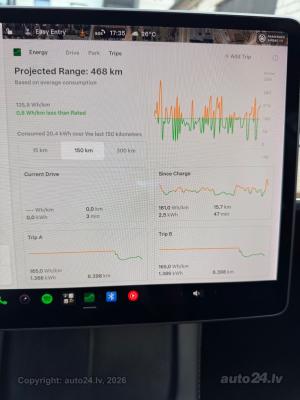 Pelēks Tesla Model 3 2021 Tallina, ar dzinēja tilpumu 0.00 L un nobraukumu 169 tūkst. km par 23900 €, foto 21 vietnē AUTOMOTO.COM.LV
