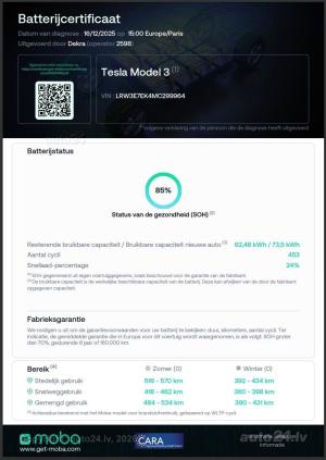 Pelēks Tesla Model 3 2021 Tallina, ar dzinēja tilpumu 0.00 L un nobraukumu 169 tūkst. km par 23900 €, foto 23 vietnē AUTOMOTO.COM.LV