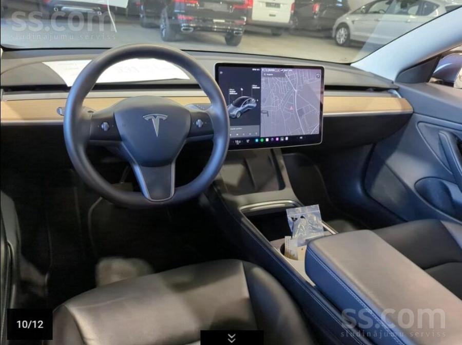 Pelēks Tesla Model 3 2021 Rīga, ar dzinēja tilpumu 0.00 L un nobraukumu 136 tūkst. km par 26290 €, foto 7 vietnē AUTOMOTO.COM.LV