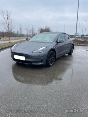 Grey Tesla Model 3 2022 in Tallinn, with an engine capacity of 0.00 L and mileage of 120 thousand km for 26900 €, photo 3 on AUTOMOTO.COM.LV