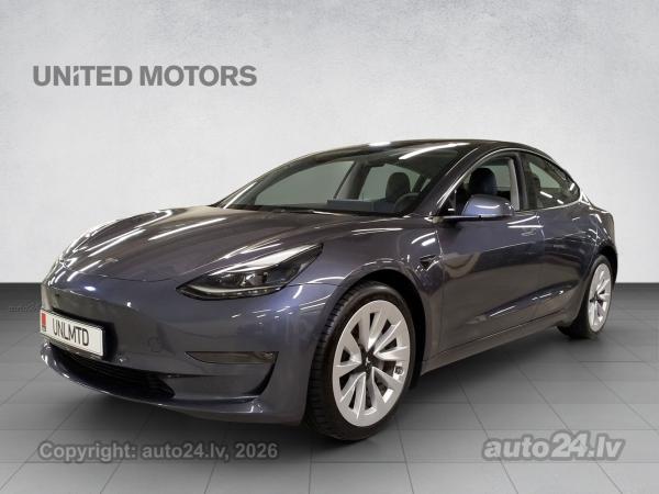 Pelēks Tesla Model 3 2022 Tallina, ar dzinēja tilpumu 0.00 L un nobraukumu 58 tūkst. km par 30990 €, foto  vietnē AUTOMOTO.COM.LV