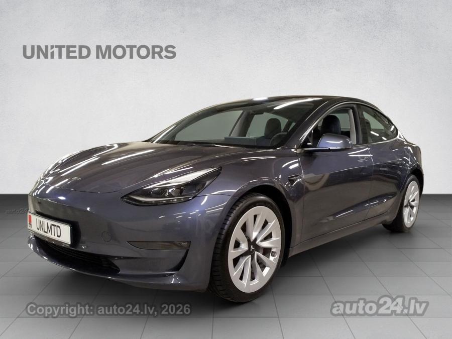 Pelēks Tesla Model 3 2022 Tallina, ar dzinēja tilpumu 0.00 L un nobraukumu 58 tūkst. km par 30990 €, foto 1 vietnē AUTOMOTO.COM.LV