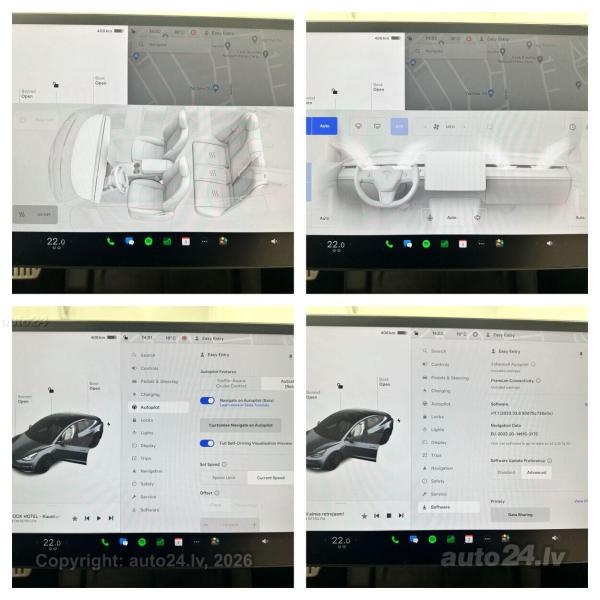 Grey Tesla Model 3 2023 in Tartu, with an engine capacity of 0.00 L and mileage of 47 thousand km for 39000 €, photo 11 on AUTOMOTO.COM.LV
