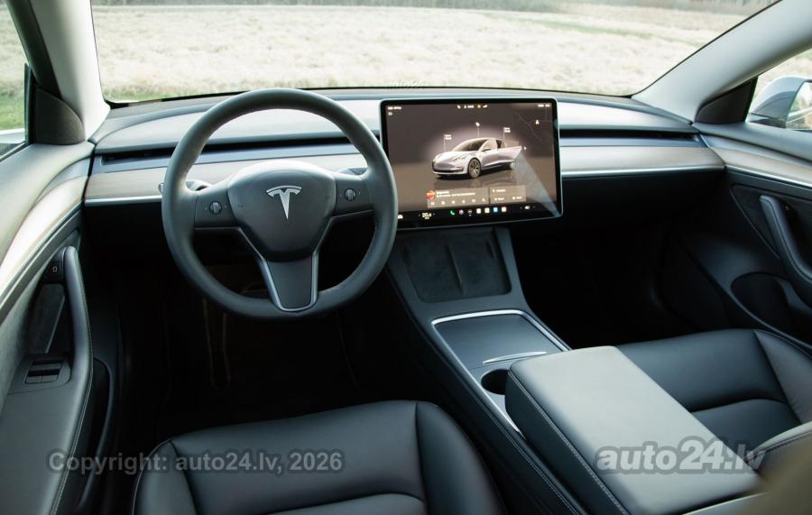 Pelēks Tesla Model 3 2023 Pērnava, ar dzinēja tilpumu 0.00 L un nobraukumu 50 tūkst. km par 28990 €, foto 14 vietnē AUTOMOTO.COM.LV