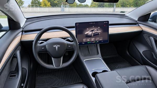 Pelēks Tesla Model 3 2023 Rīga, ar dzinēja tilpumu 0.00 L un nobraukumu 40 tūkst. km par 31200 €, foto 6 vietnē AUTOMOTO.COM.LV