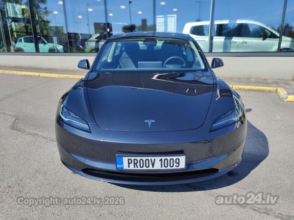 Grey Tesla Model 3 2024 in Tartu, with an engine capacity of 0.00 L and mileage of 42 thousand km for 44900 €, photo 2 on AUTOMOTO.COM.LV