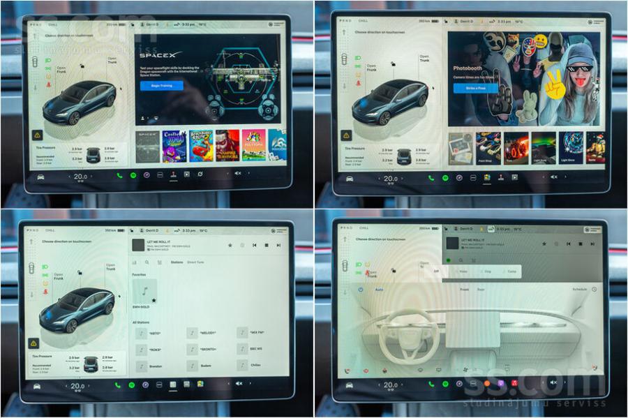 Grey Tesla Model 3 2024 in Riga, with an engine capacity of 0.00 L and mileage of 103 thousand km for 37900 €, photo 31 on AUTOMOTO.COM.LV