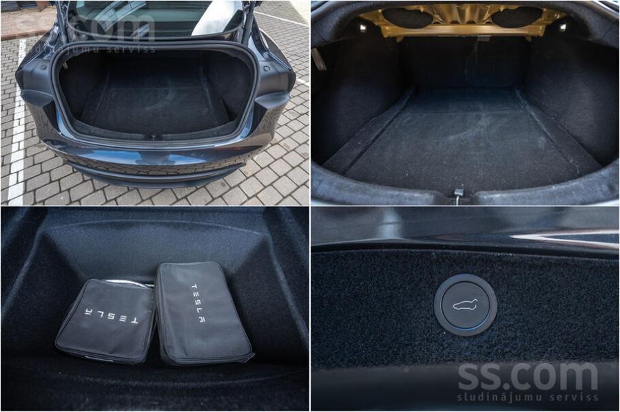 Grey Tesla Model 3 2024 in Riga, with an engine capacity of 0.00 L and mileage of 103 thousand km for 37900 €, photo 36 on AUTOMOTO.COM.LV
