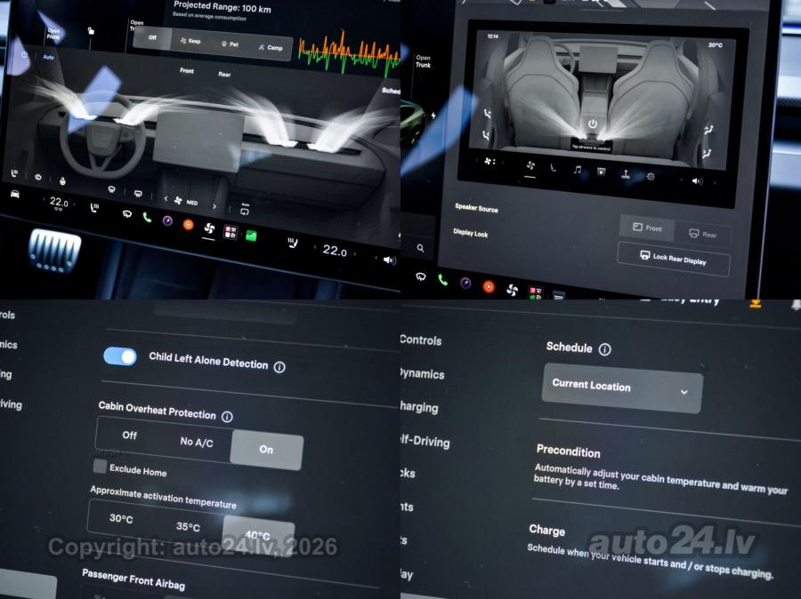 Grey Tesla Model 3 2024 in Tallinn, with an engine capacity of 0.00 L and mileage of 29 thousand km for 54000 €, photo 21 on AUTOMOTO.COM.LV