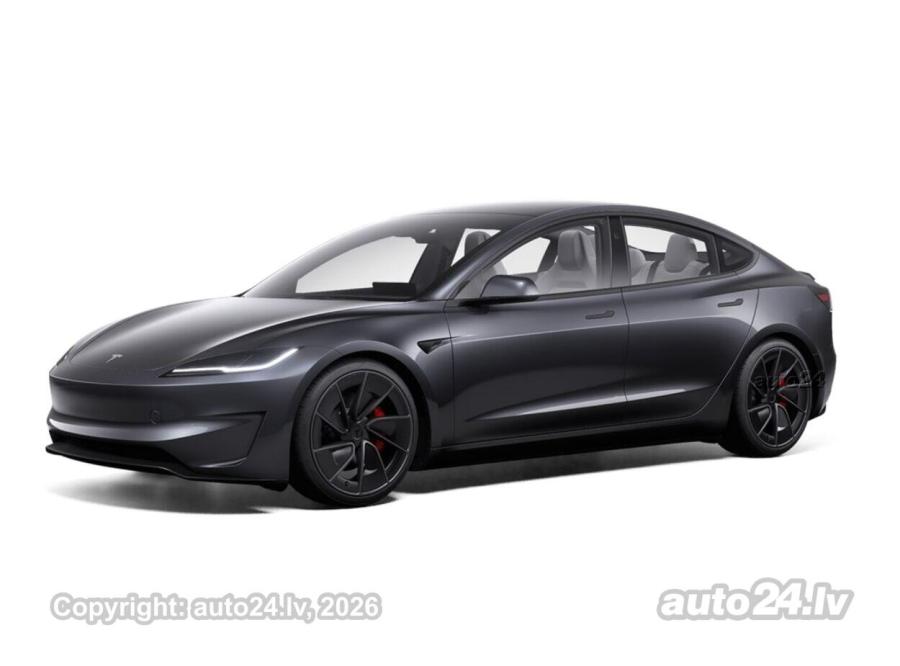 Pelēks Tesla Model 3 2026 Tallina, ar dzinēja tilpumu 0.00 L un nobraukumu 0 tūkst. km par 66990 €, foto 1 vietnē AUTOMOTO.COM.LV