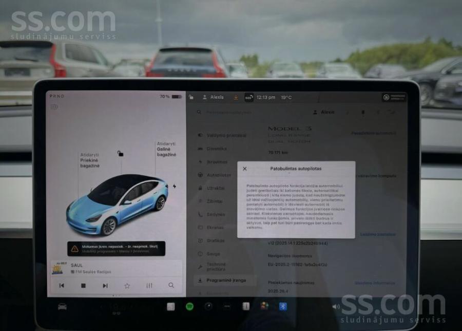 Tesla Model 3 2021 Šauļi, ar dzinēja tilpumu 0.00 L un nobraukumu 70 tūkst. km par 29999 €, foto 21 vietnē AUTOMOTO.COM.LV