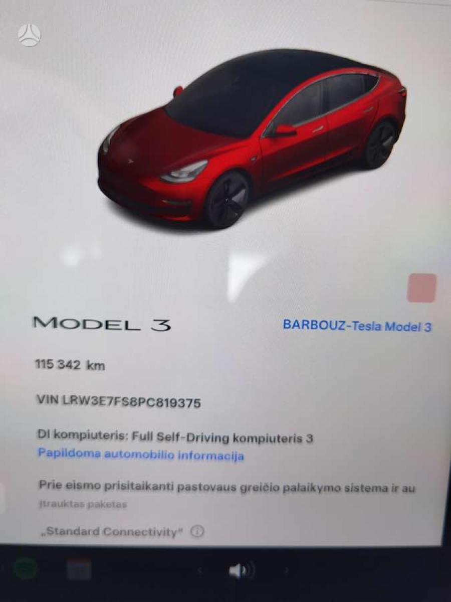 Красный Тесла Модель 3 2023 в Каунас, объемом двигателя 0.00 л и пробегом 115 тыс. км за 13500 €, фото 12 на AUTOMOTO.COM.LV