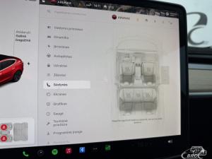 Red Tesla Model 3 2019 in Avizieniai, with an engine capacity of 0.00 L and mileage of 173 thousand km for 23000 €, photo 35 on AUTOMOTO.COM.LV