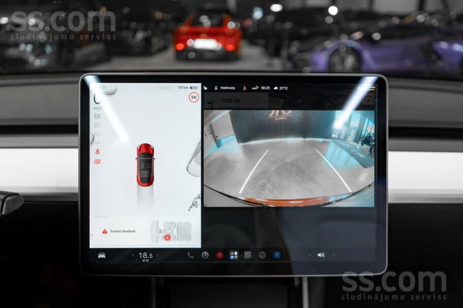 Красный Тесла Модель 3 2019 в Рига, объемом двигателя 0.00 л и пробегом 140 тыс. км за 23900 €, фото 22 на AUTOMOTO.COM.LV