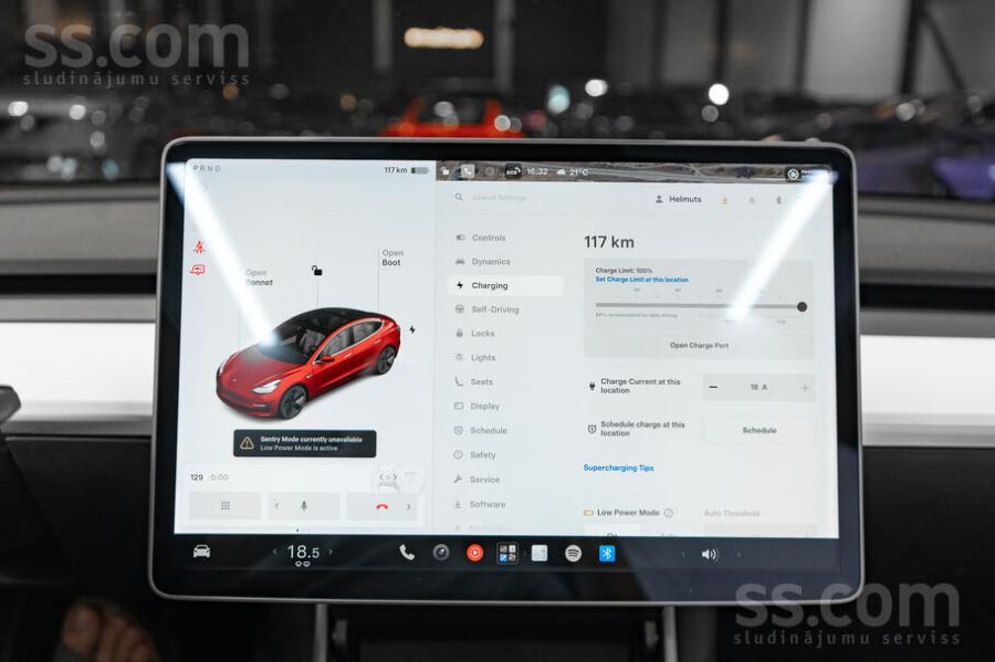 Красный Тесла Модель 3 2019 в Рига, объемом двигателя 0.00 л и пробегом 140 тыс. км за 23900 €, фото 24 на AUTOMOTO.COM.LV