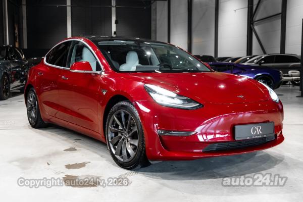 Sarkans Tesla Model 3 2019 Rīga, ar dzinēja tilpumu 0.00 L un nobraukumu 140 tūkst. km par 23900 €, foto 3 vietnē AUTOMOTO.COM.LV