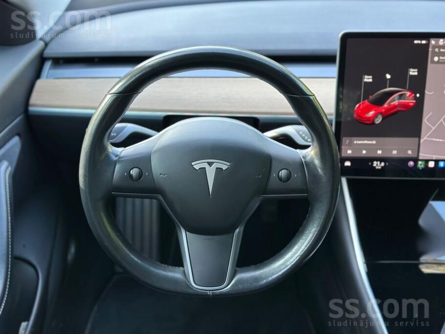 Sarkans Tesla Model 3 2019 Rīga, ar dzinēja tilpumu 0.00 L un nobraukumu 105 tūkst. km par 18950 €, foto 13 vietnē AUTOMOTO.COM.LV