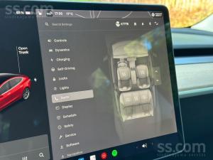 Sarkans Tesla Model 3 2019 Rīga, ar dzinēja tilpumu 0.00 L un nobraukumu 105 tūkst. km par 18950 €, foto 22 vietnē AUTOMOTO.COM.LV
