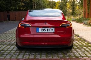 Sarkans Tesla Model 3 2019 Tallina, ar dzinēja tilpumu 0.00 L un nobraukumu 156 tūkst. km par 26500 €, foto 4 vietnē AUTOMOTO.COM.LV