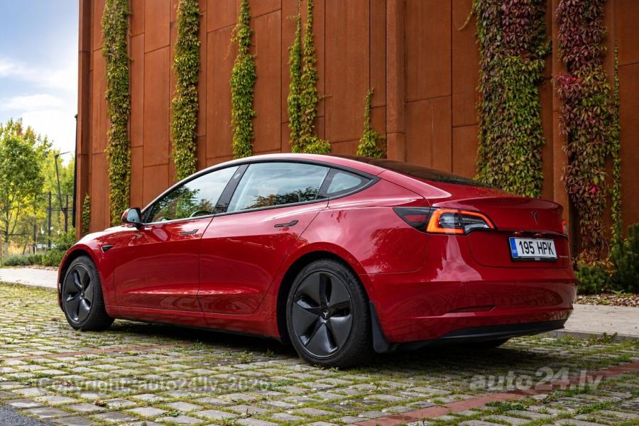 Sarkans Tesla Model 3 2019 Tallina, ar dzinēja tilpumu 0.00 L un nobraukumu 156 tūkst. km par 26500 €, foto 5 vietnē AUTOMOTO.COM.LV